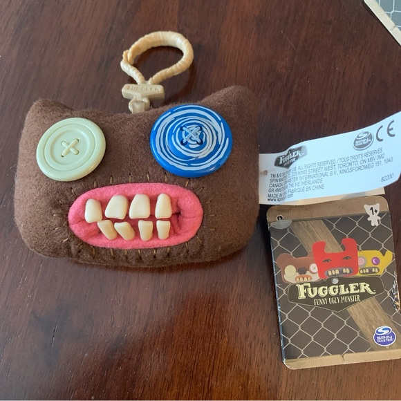 Fuggler | Toys | Fuggler Funny Ugly Monsters Blue Plush Keychain Sir ...
